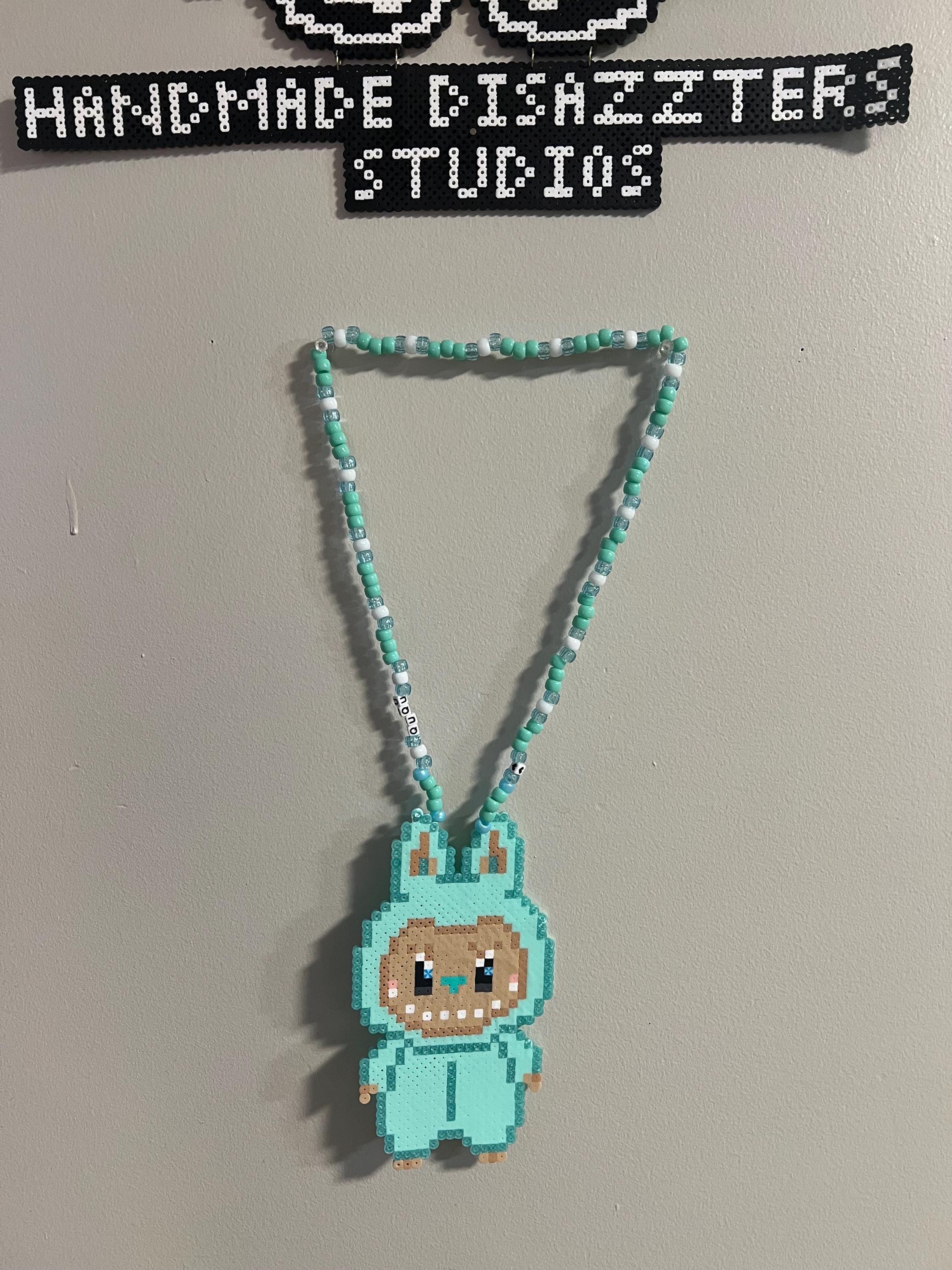 Labubu Perler Necklace - Etsy Canada