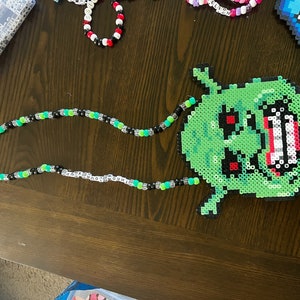 Shrek Excision Perler Necklace - Etsy