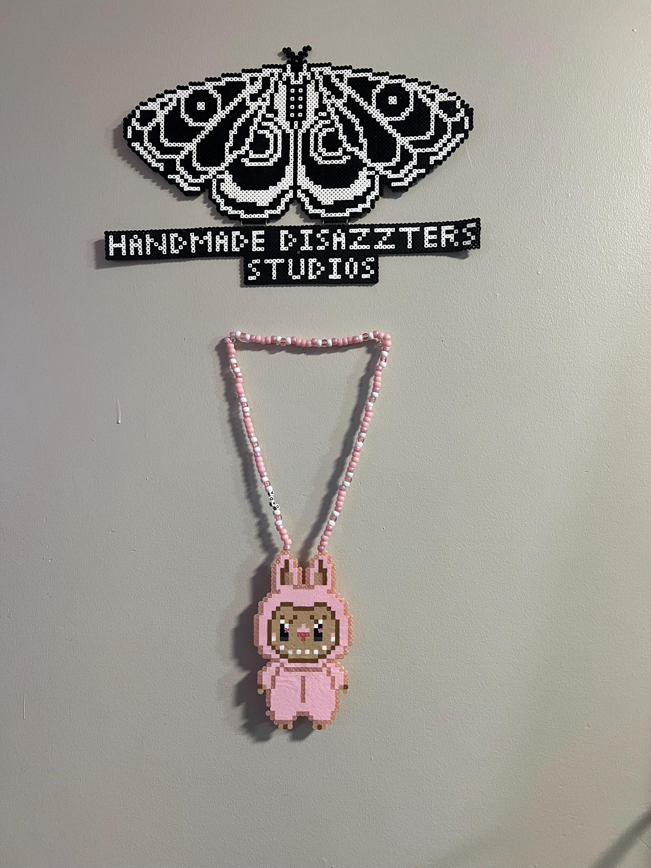 Labubu Perler Necklace - Etsy Canada