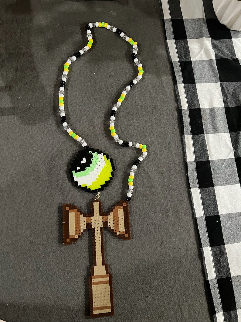 Subtronics Adjustable Kendama Perler Necklace - Etsy