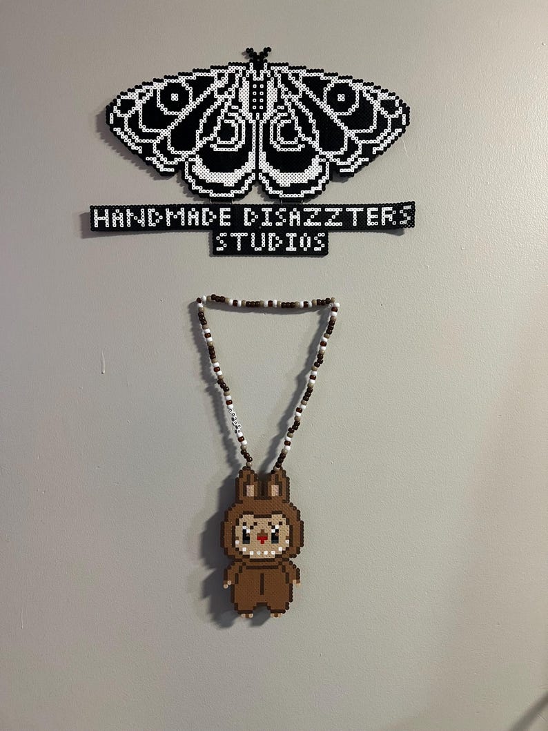 Labubu Perler Necklace - Etsy Canada