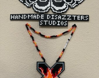Excision “X” Perler Necklace *rosary Inspired* - Etsy