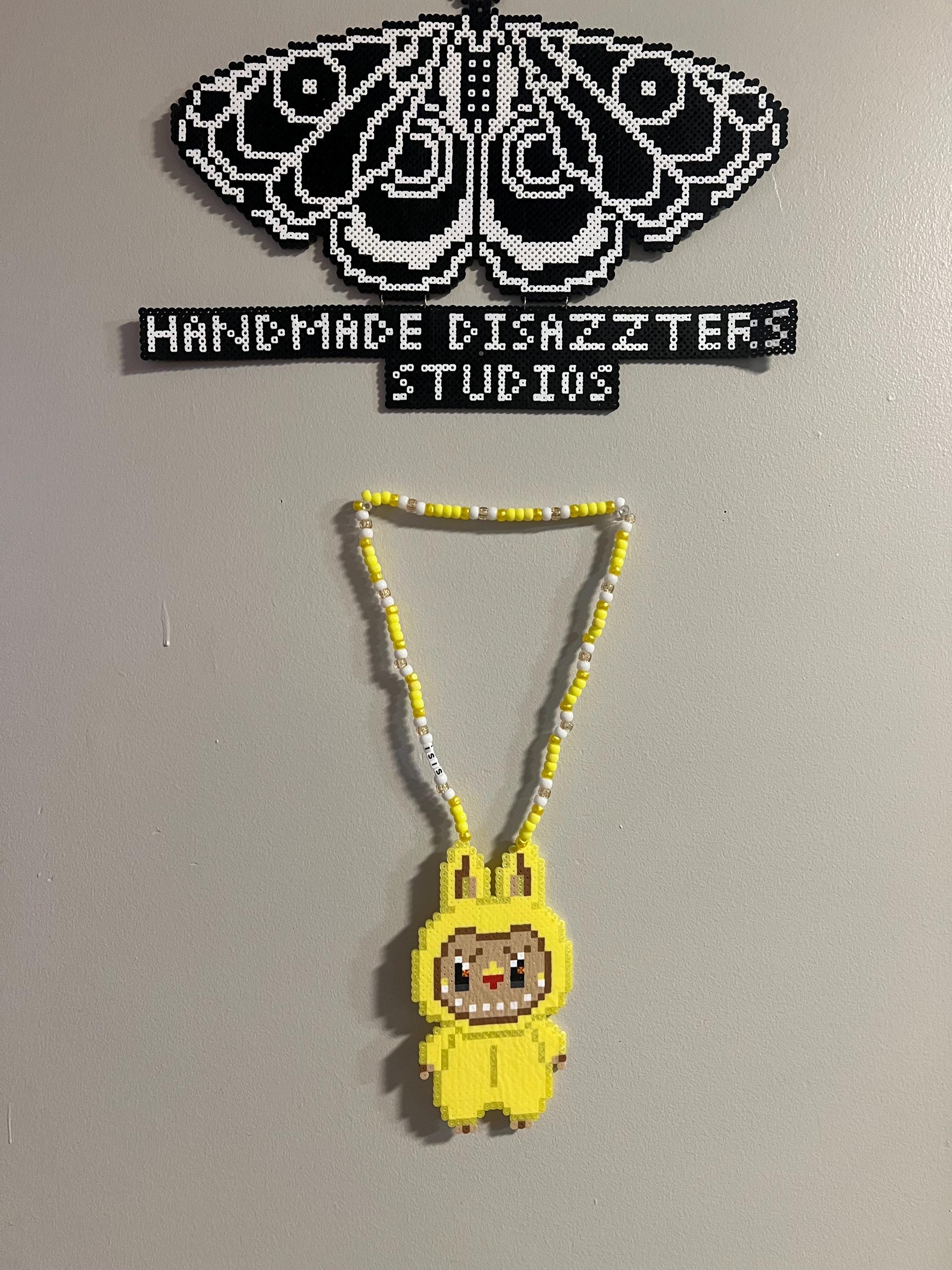 Labubu Perler Necklace - Etsy Canada