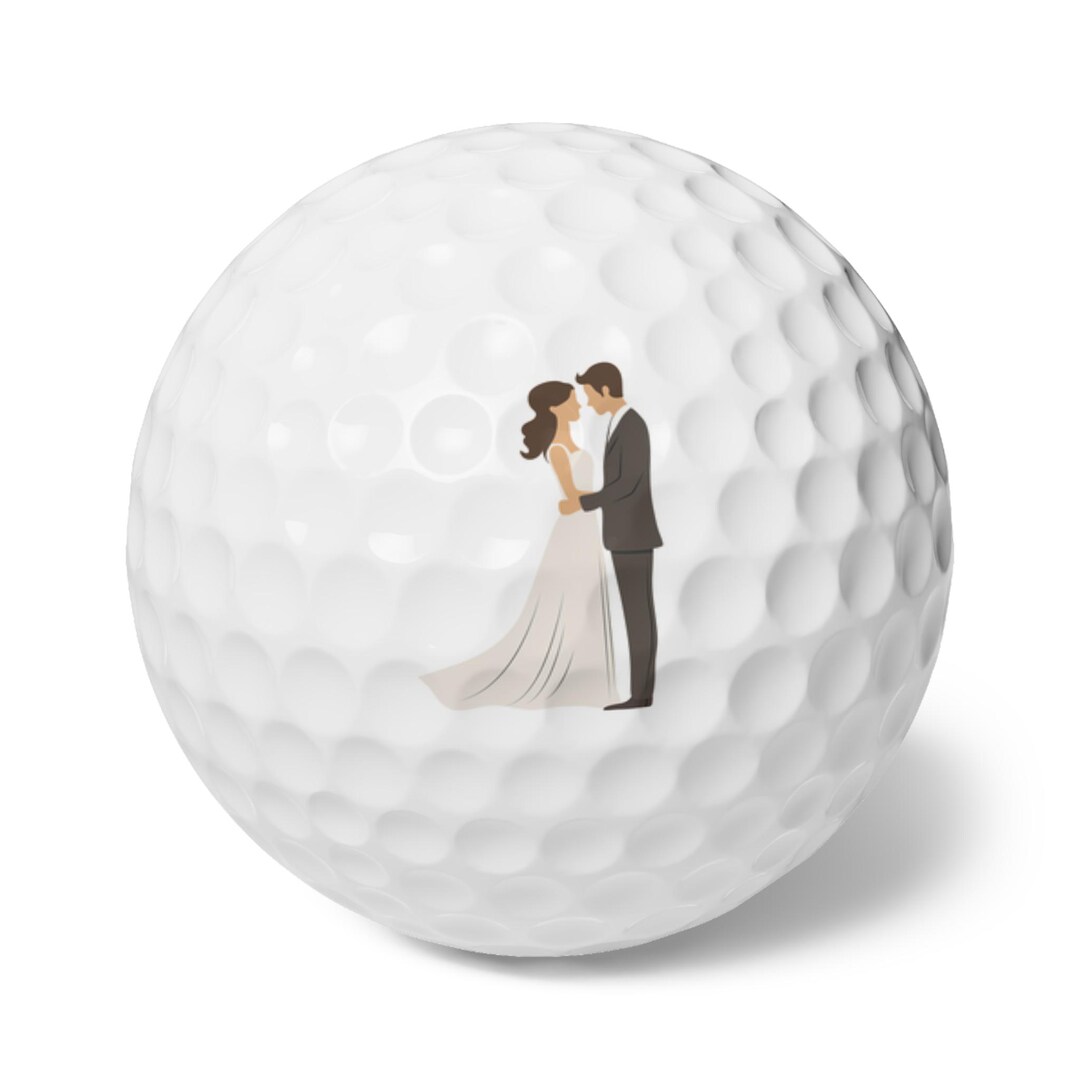 Custom Wedding Golf Balls Set - Perfect Gift for Golfers, Bridal Shower ...