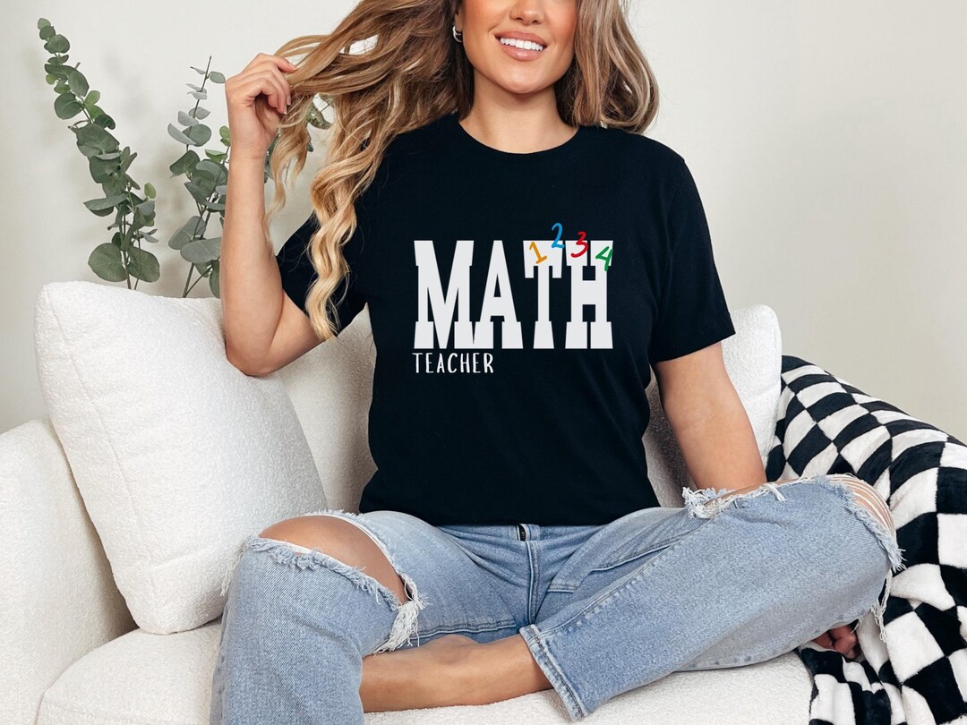 Math Teacher Unisex Tee: Custom STEM Educator Gift - Etsy