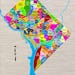 Washington DC Neighborhoods Poster Map - Etsy