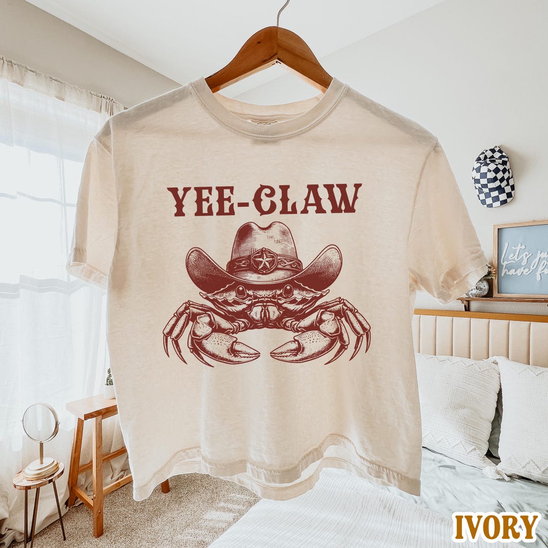 Yee Claw Crab Comfort Colors® BOXY Tee Funny Animal Sea Lover Gift ...