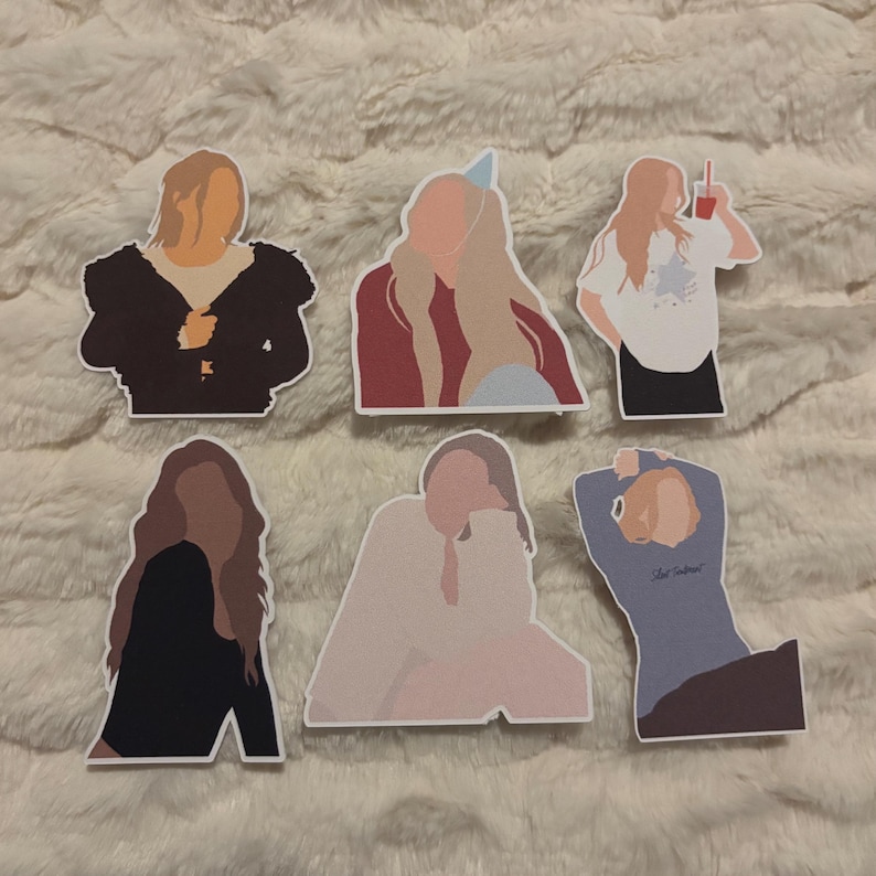 Freya Skye Silent Treatment 6 Piece Sticker Pack - Etsy
