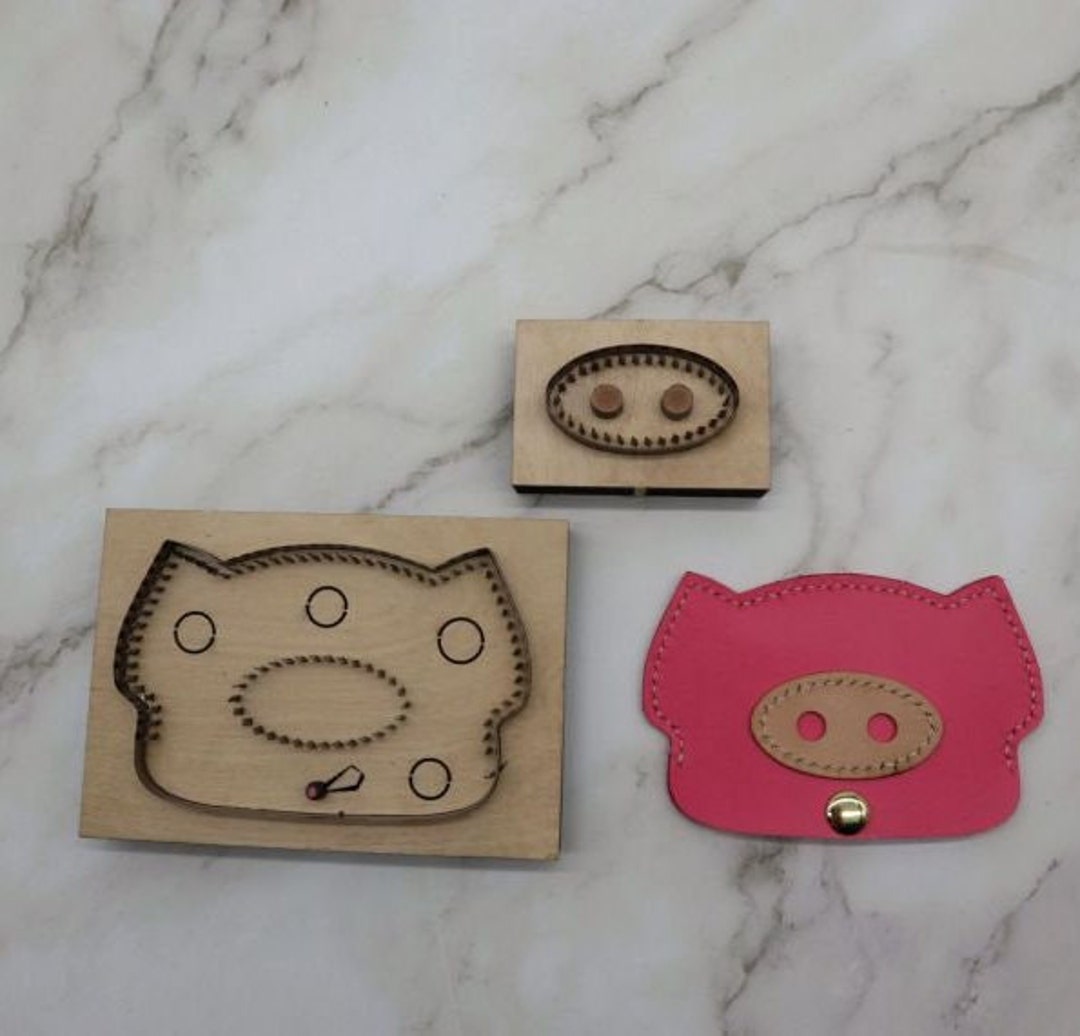 Pig Card Bag Leather Cutting Die Cut Mold, Handmade Customization ...