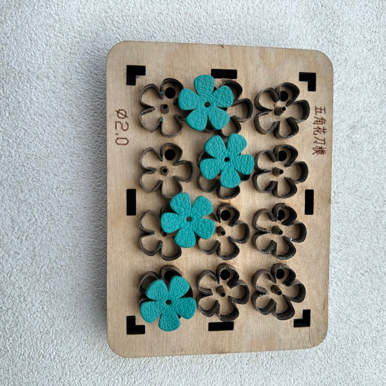 Leather Flower Cutting Template Flower Die Cutting Knife Die Petal ...