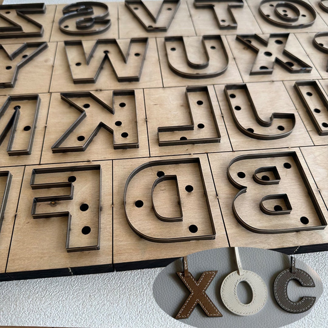 26 Letter Cutting Die Leather Letter Hanging Die Cutter Suitable for ...
