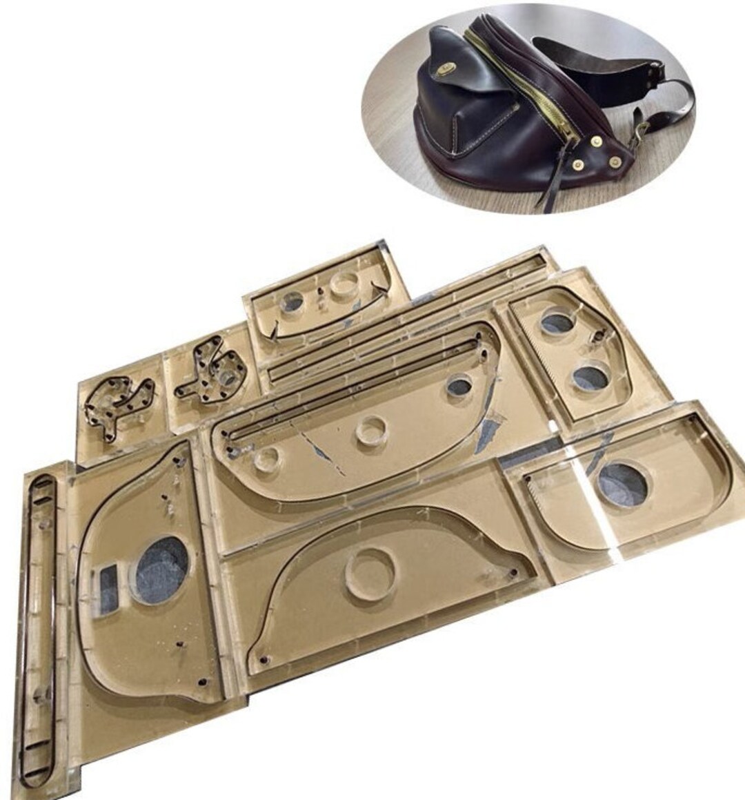 Chest Pack Leather Cutting Die Cut Mold, Handmade Customization Leather ...