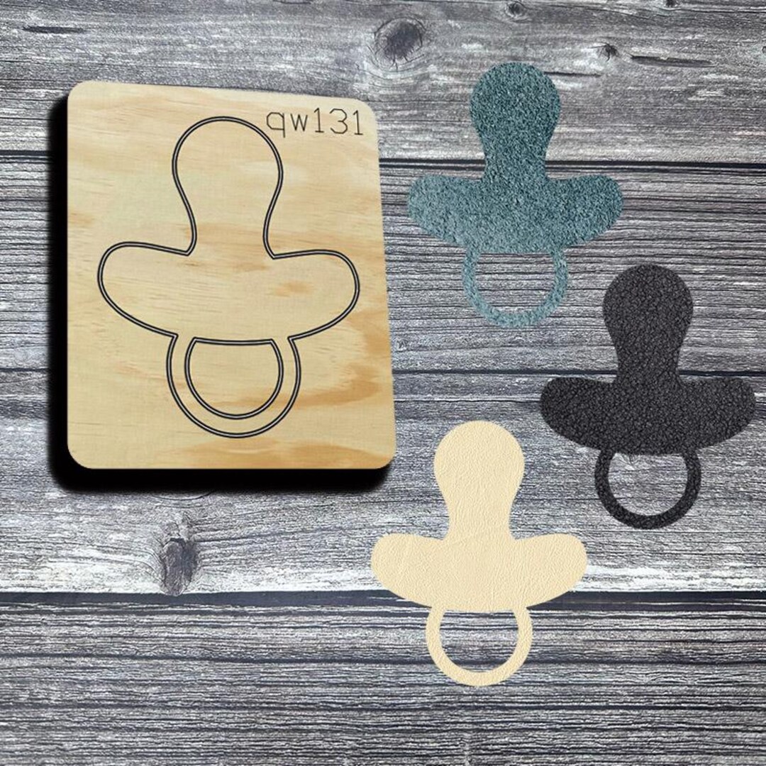 Pacifier Wooden Cutting Mold Accessories, Paper, and Felt, Suitable for ...