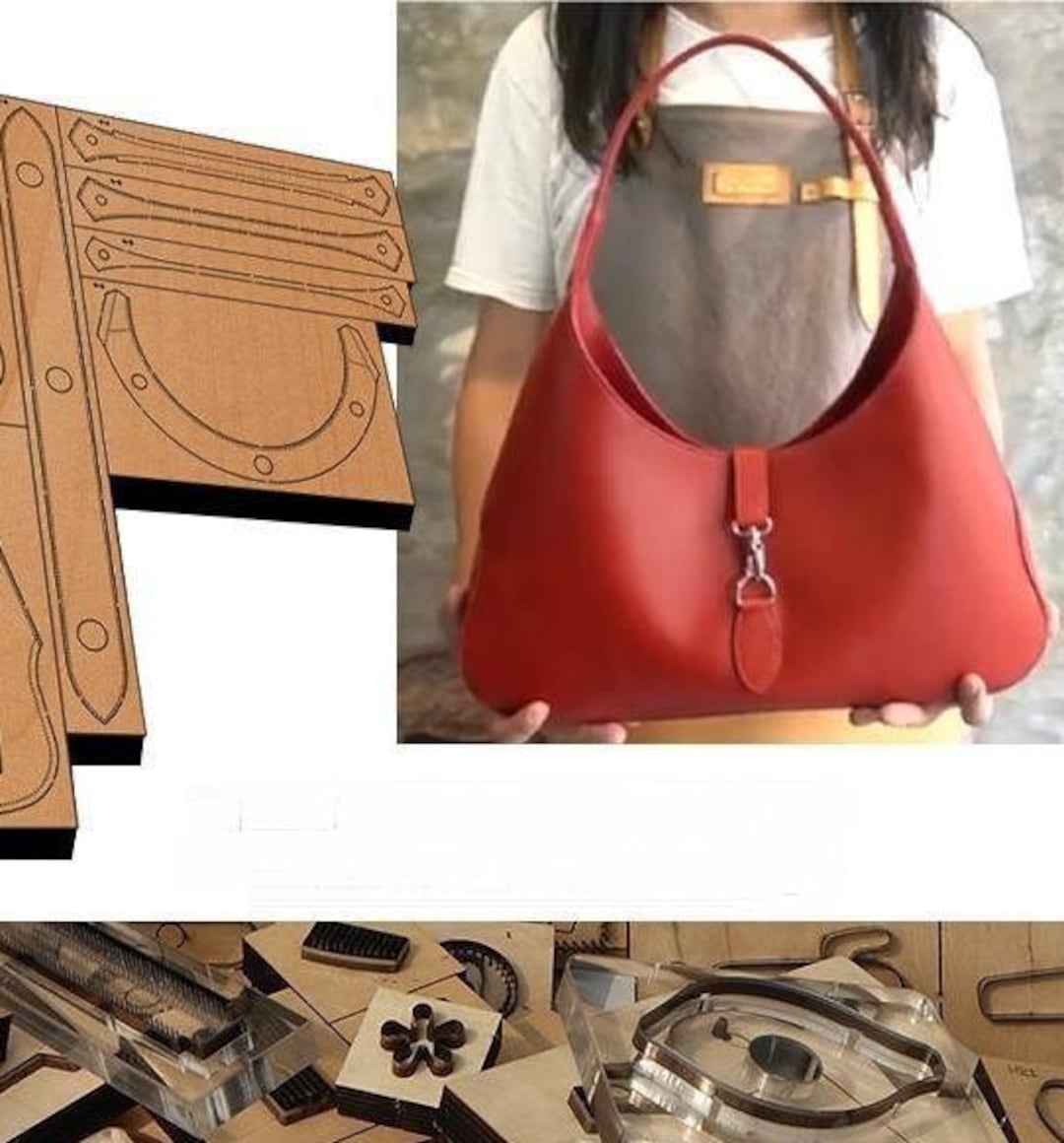 Hobo Bag Leather Cutting Die Cut Mold, Handmade Customization Leather ...