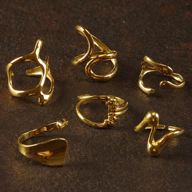 Gold Plated Ring - Etsy