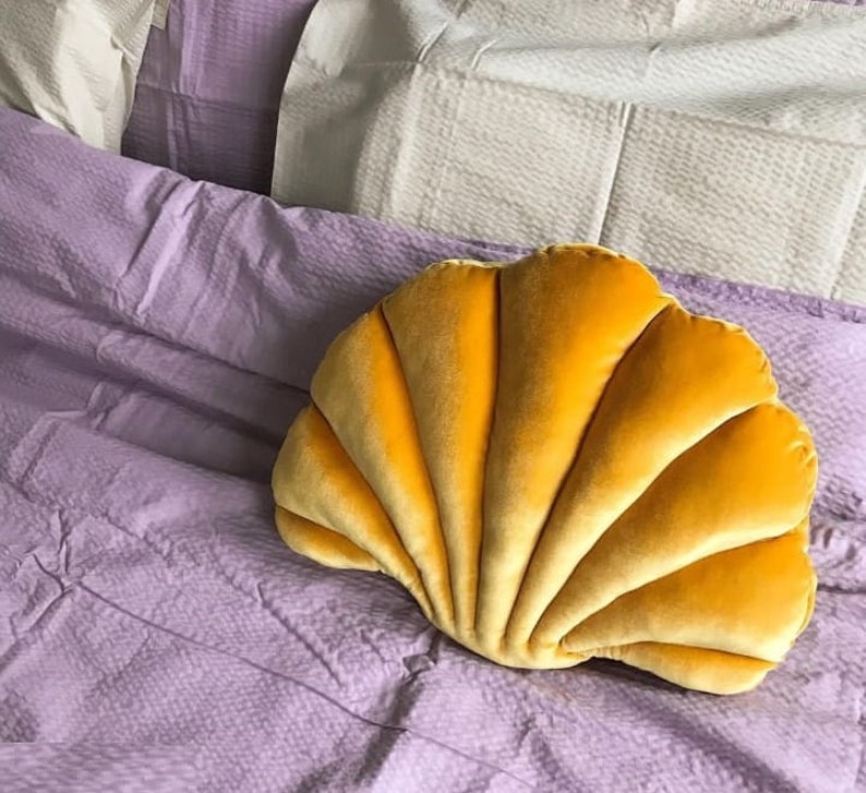Shell Plush Pillow Decorative Throw Cushion Sofa Decor - Etsy