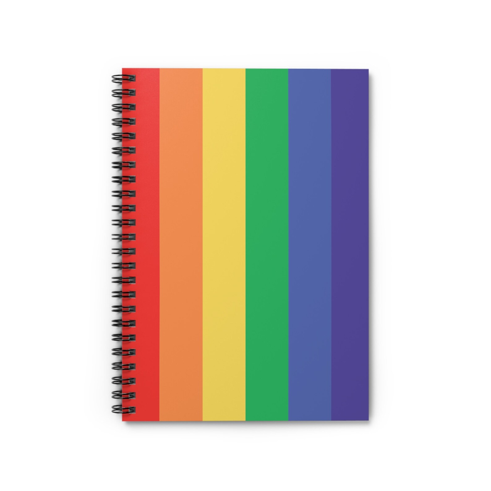 Rainbow Notebook, Pride Notebook, LGBTQ Stationery, Spiral Journal ...