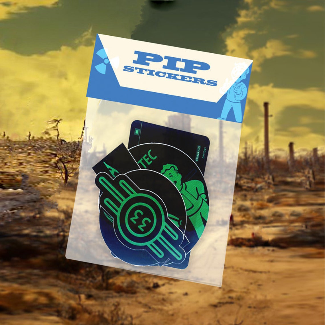 Fallout Stickers - Pip-boy Green Screen - Etsy