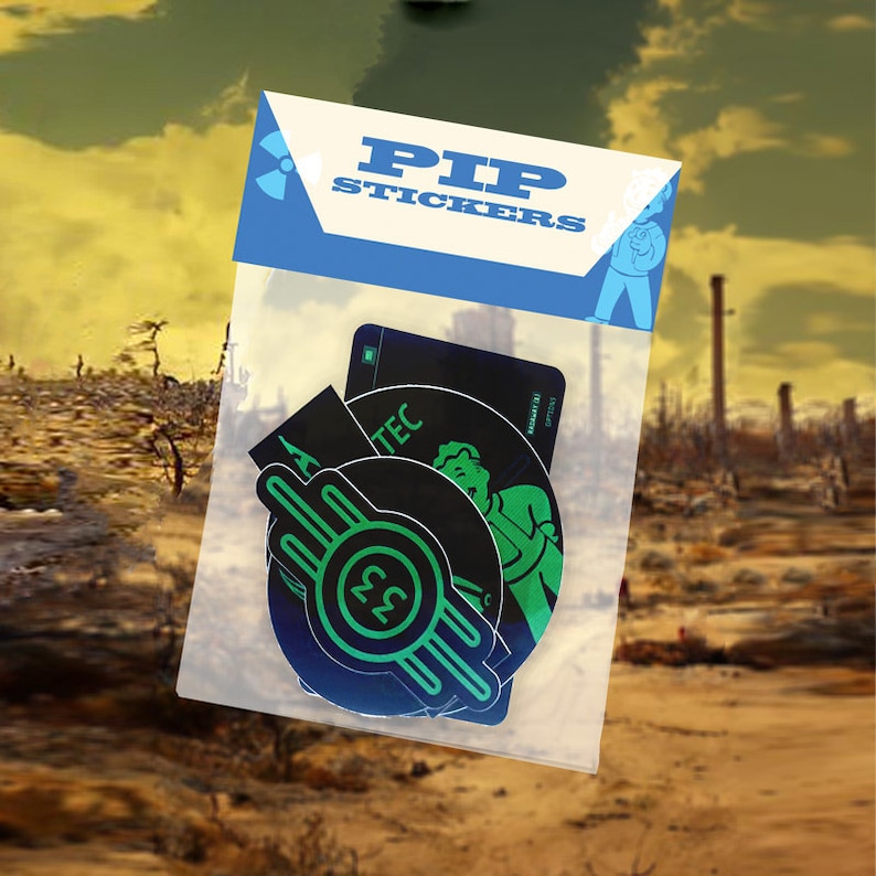 Fallout Stickers - Pip-boy Green Screen - Etsy