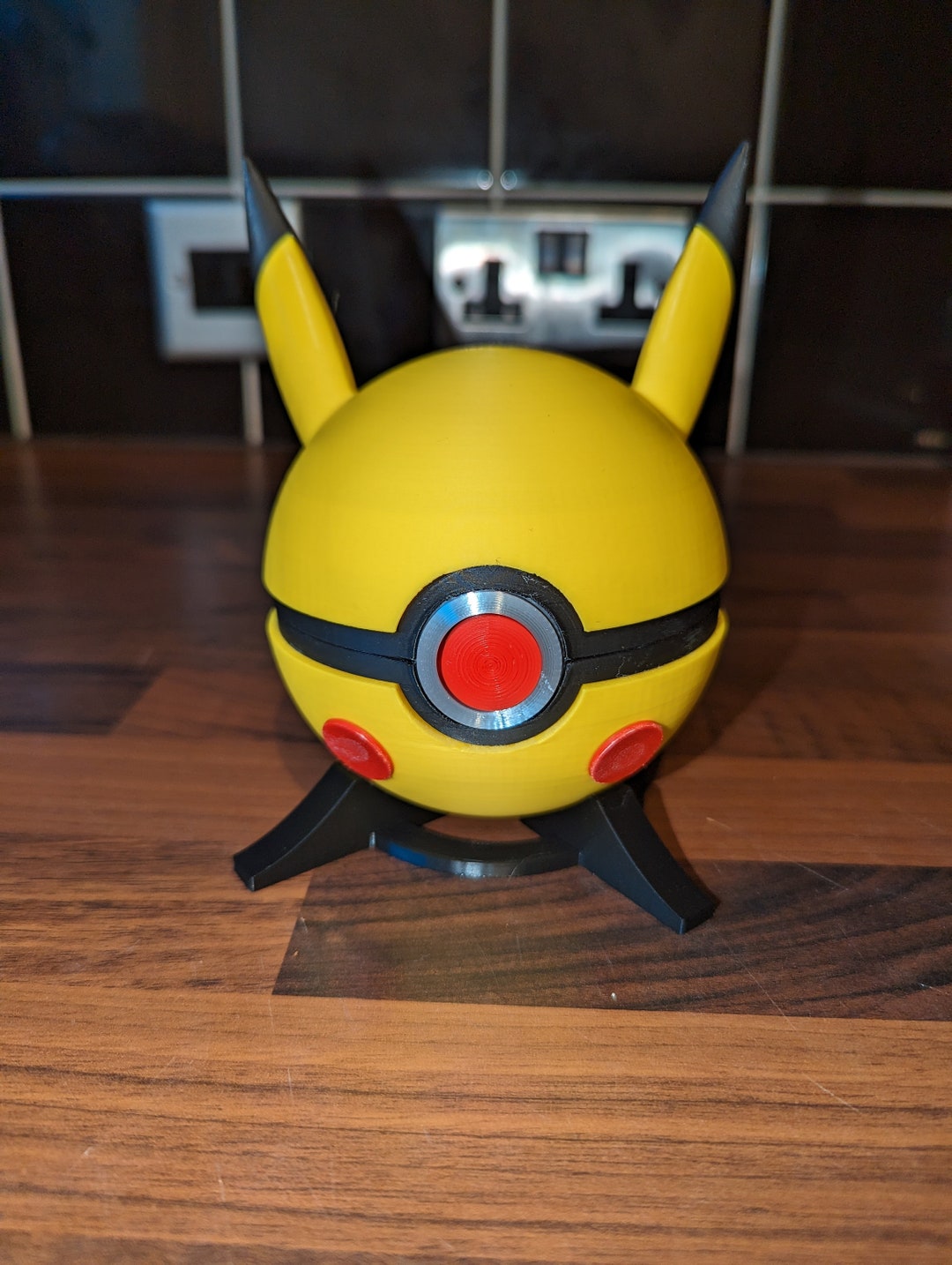 Pikachu Pokeball Pokemon Working Button and Hinge. - Etsy