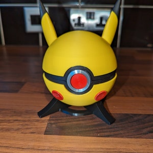 Pikachu Pokeball Pokemon Working Button and Hinge. - Etsy