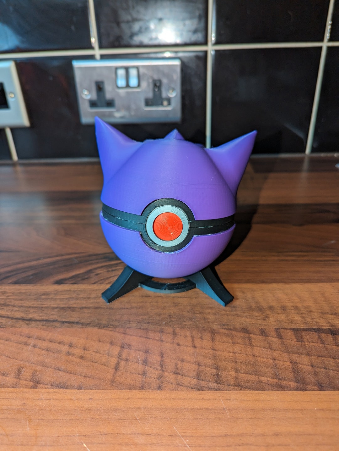 Gengar Pokeball Pokemon Working Button and Hinge. - Etsy