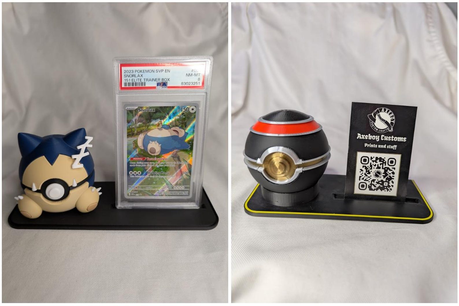 Pokeball Stands + Ball & Card/slab Display - Etsy