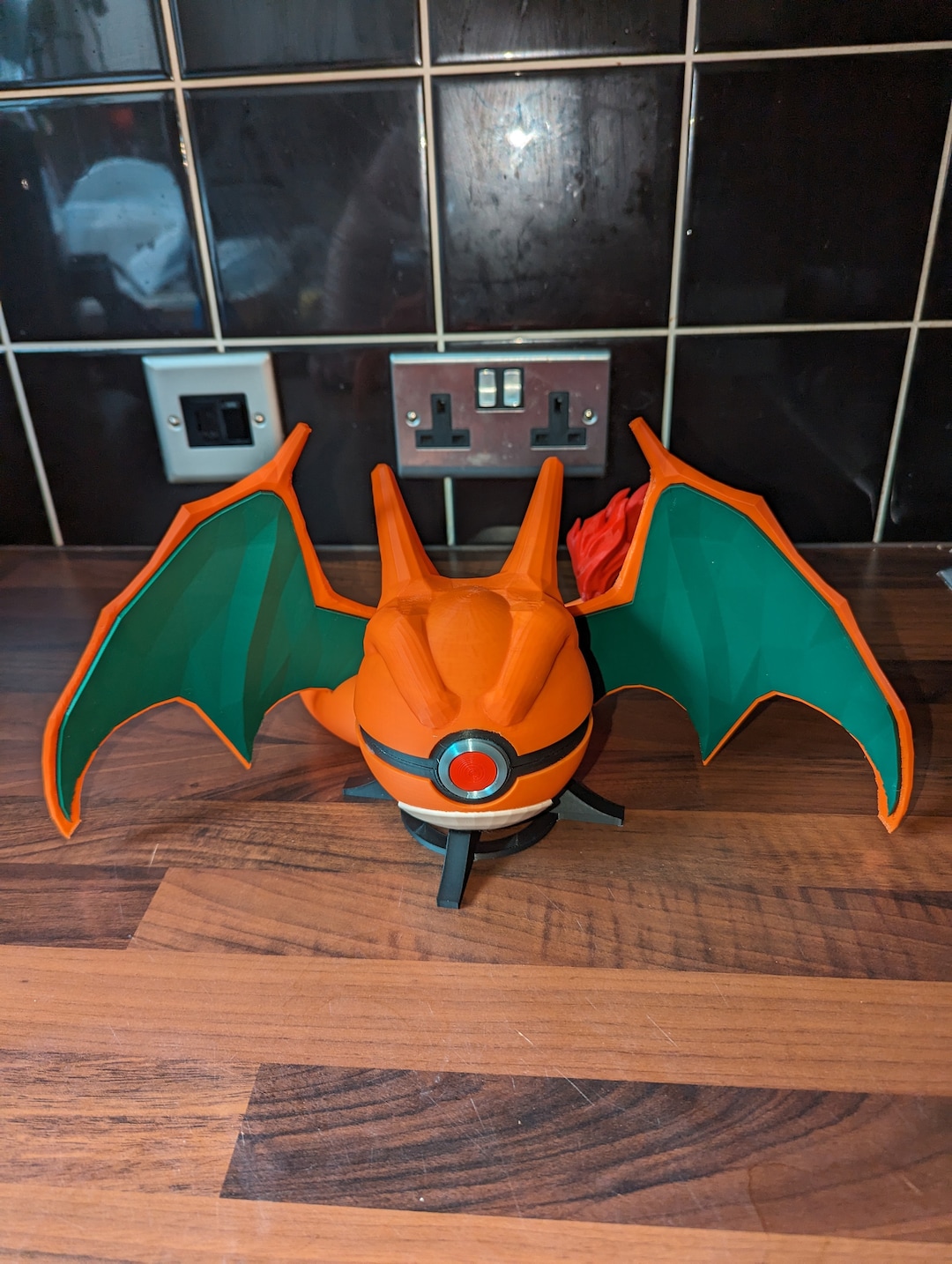 Charizard Pokeball Pokemon 3d Printed Working Button and Hinge - Etsy