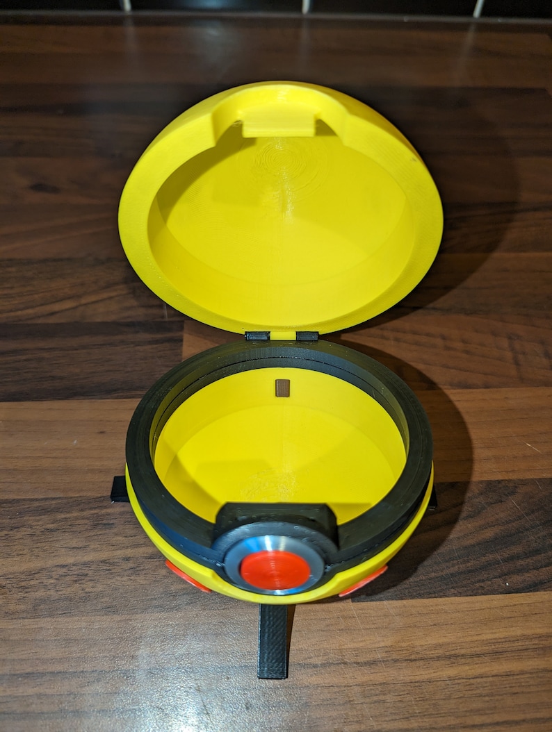 Pikachu Pokeball Pokemon Working Button and Hinge. - Etsy