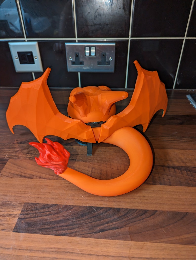 Charizard Pokeball Pokemon 3d Printed Working Button and Hinge - Etsy