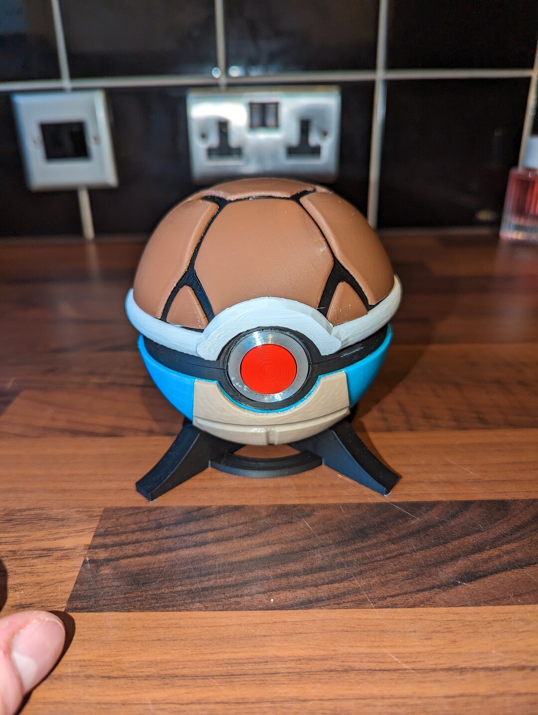 Squirtle Pokeball Pokemon Working Button and Hinge. - Etsy