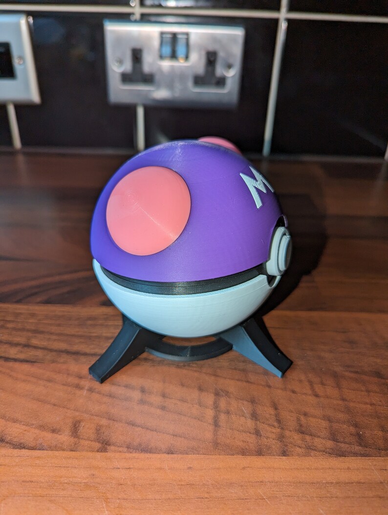 Masterball Pokeball Pokemon Working Button and Hinge. Can Be Used as ...