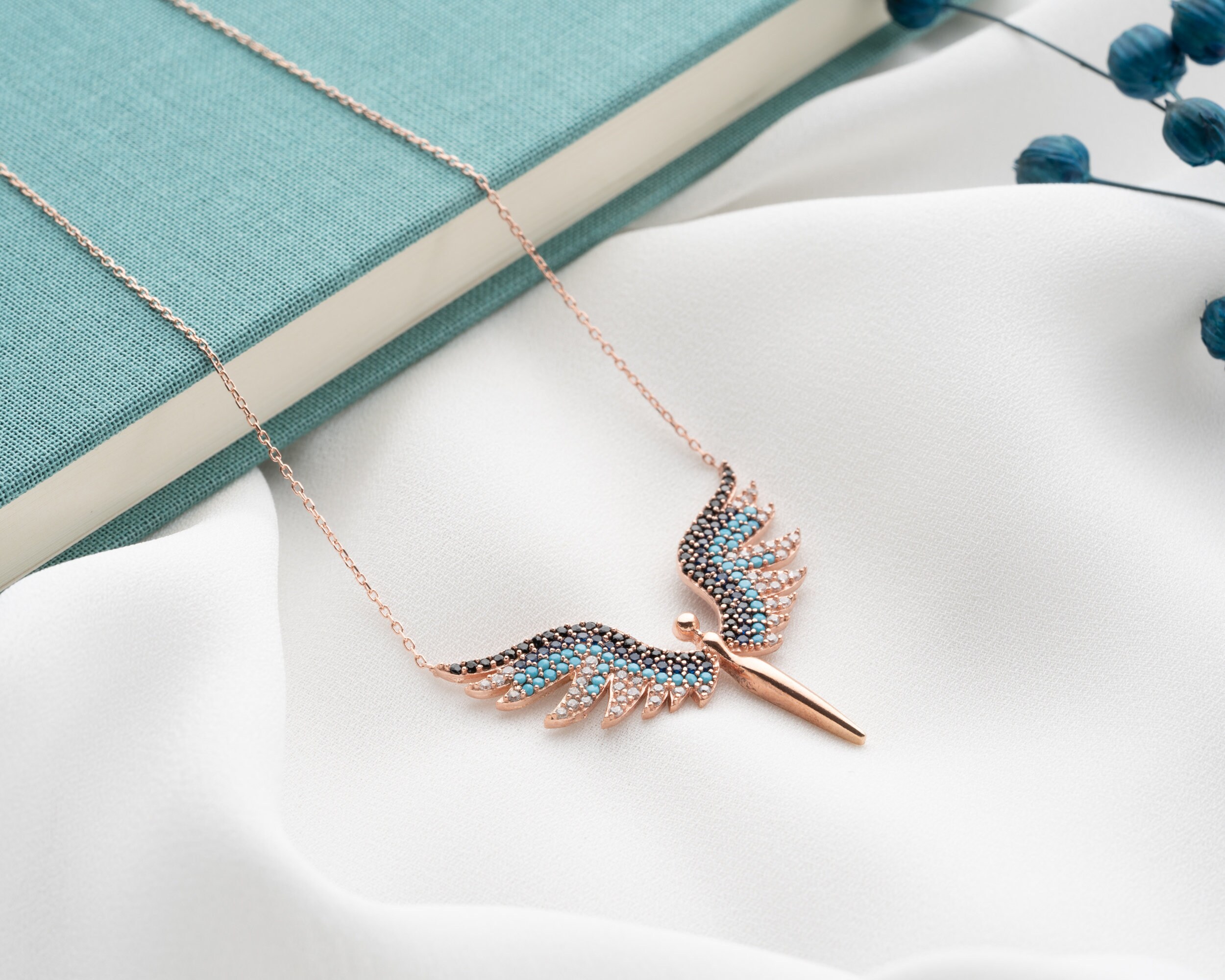 Archangel Michael Necklace, Guardian Angel Wings, Religious Angel ...