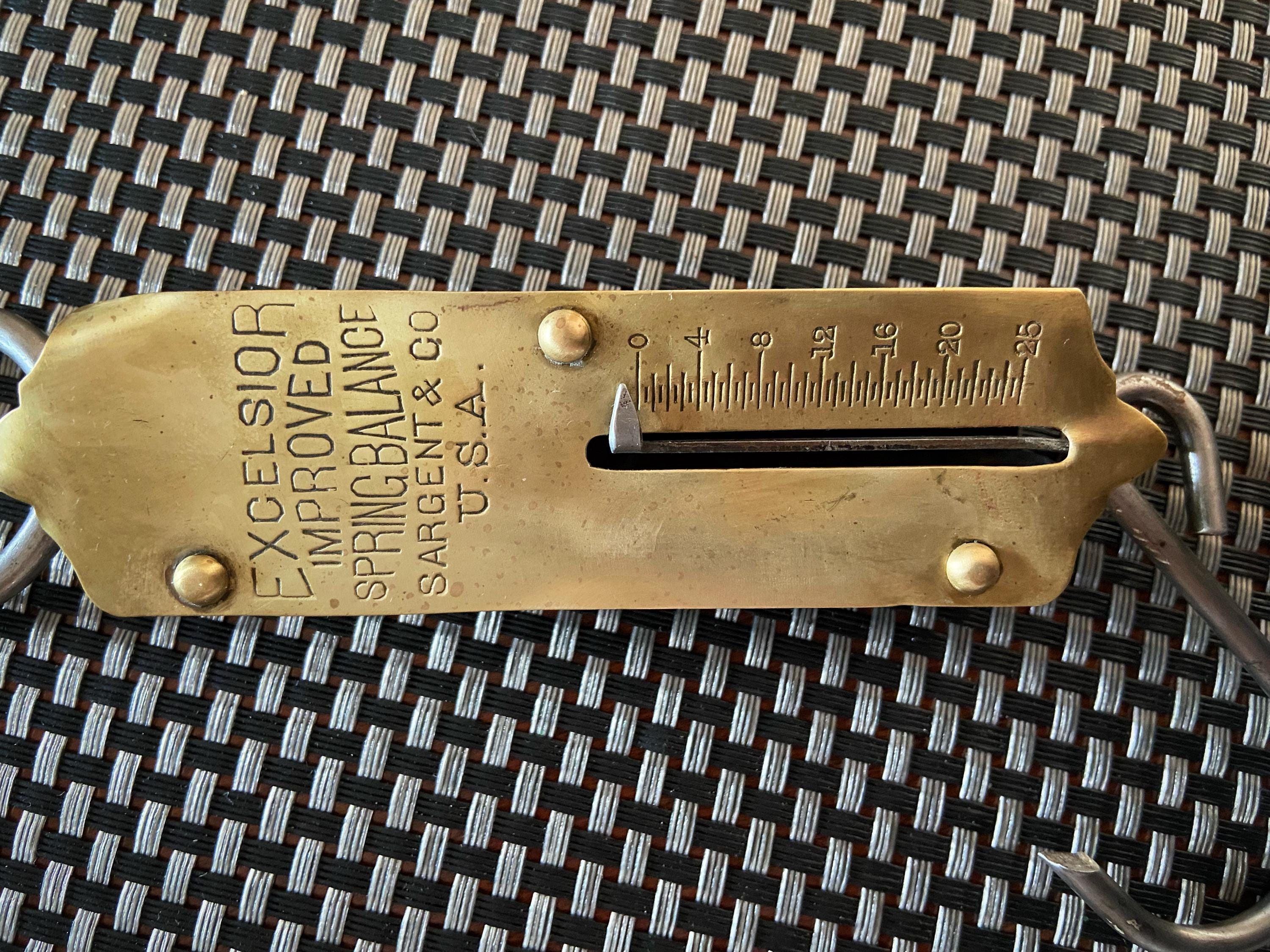 Vintage 1920’s Excelsior Improved Spring Balance Pocket Scale - Etsy