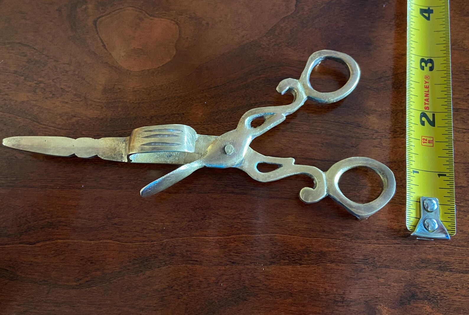 Vintage 1950's Brass Candle Wick Scissors - Etsy