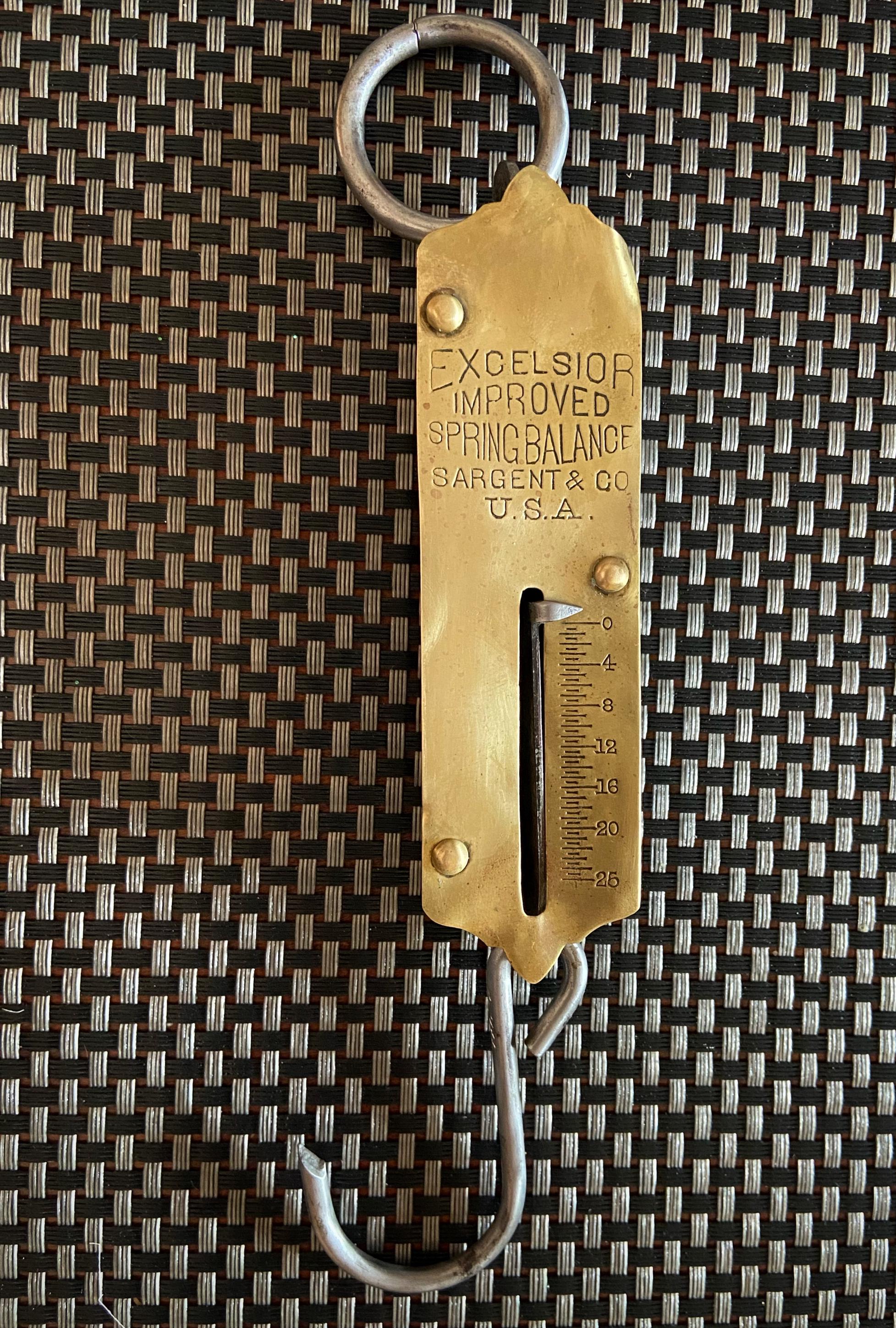 Vintage 1920’s Excelsior Improved Spring Balance Pocket Scale - Etsy