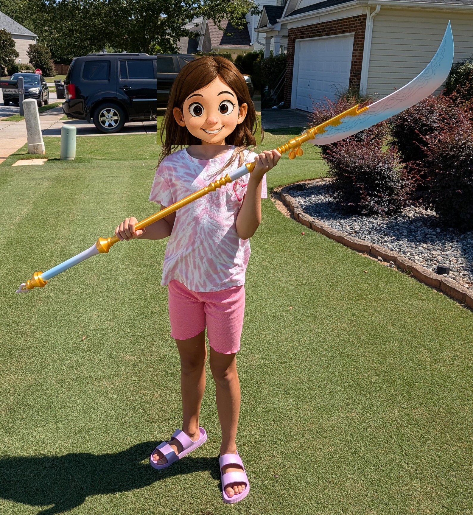 Mira Gok-do Spear Weapon Kpop Demon Hunters One Piece Blade High Detail ...