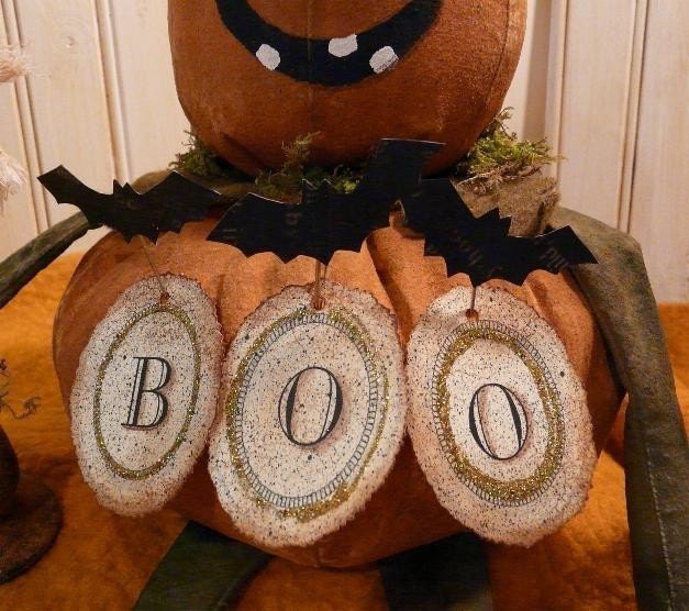 Boo Pumpkin Man Doll Halloween Pattern PDF - Etsy