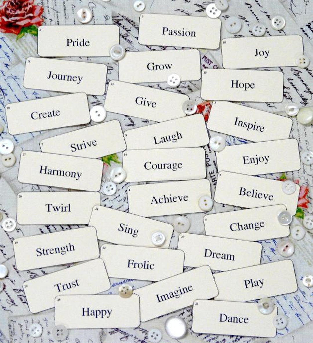 27 Preemie Mini Inspirational Flash Cards PDF - Paper Labels Altered ...