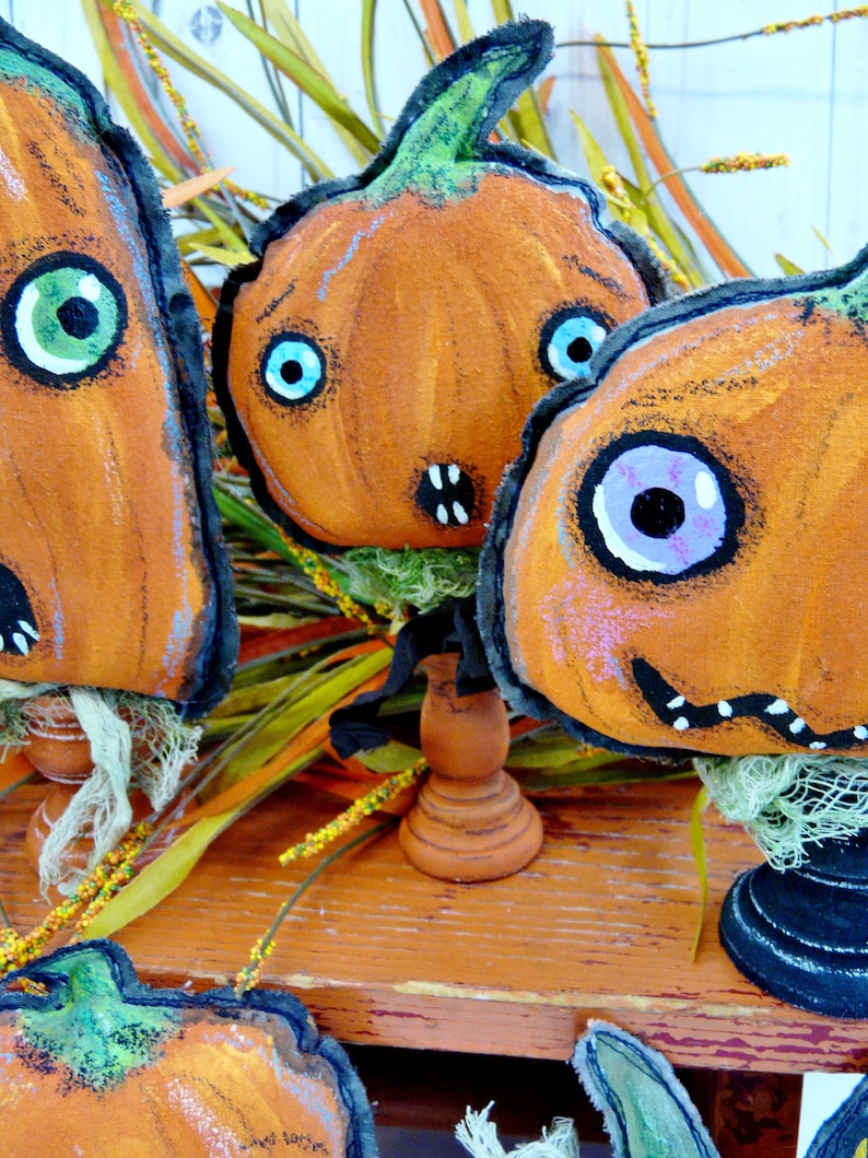 Halloween Haunted Pumpkin Patch Pattern PDF Video Painting - Etsy