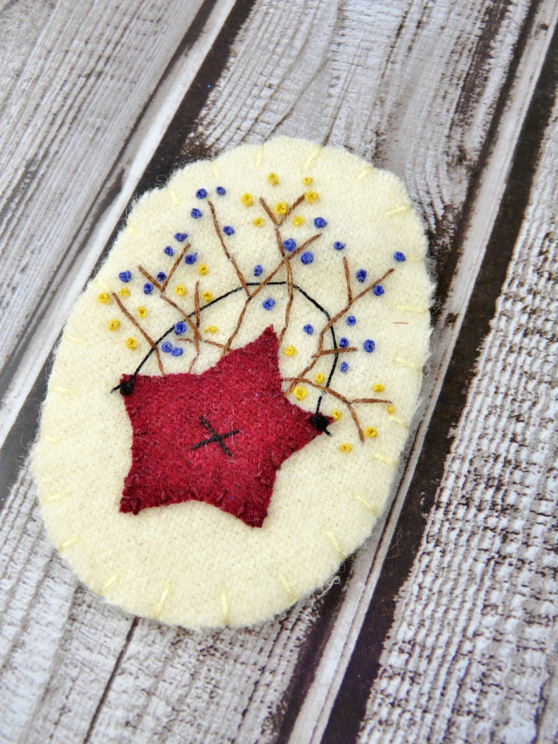 PATRIOTIC Wool PINS Pattern PDF - Wearable Jewelry Americana Cat ...