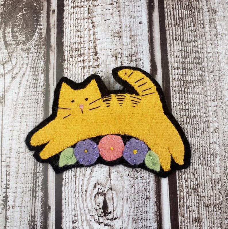 Spring Summer Cat Wool Pins Pattern PDF - Etsy
