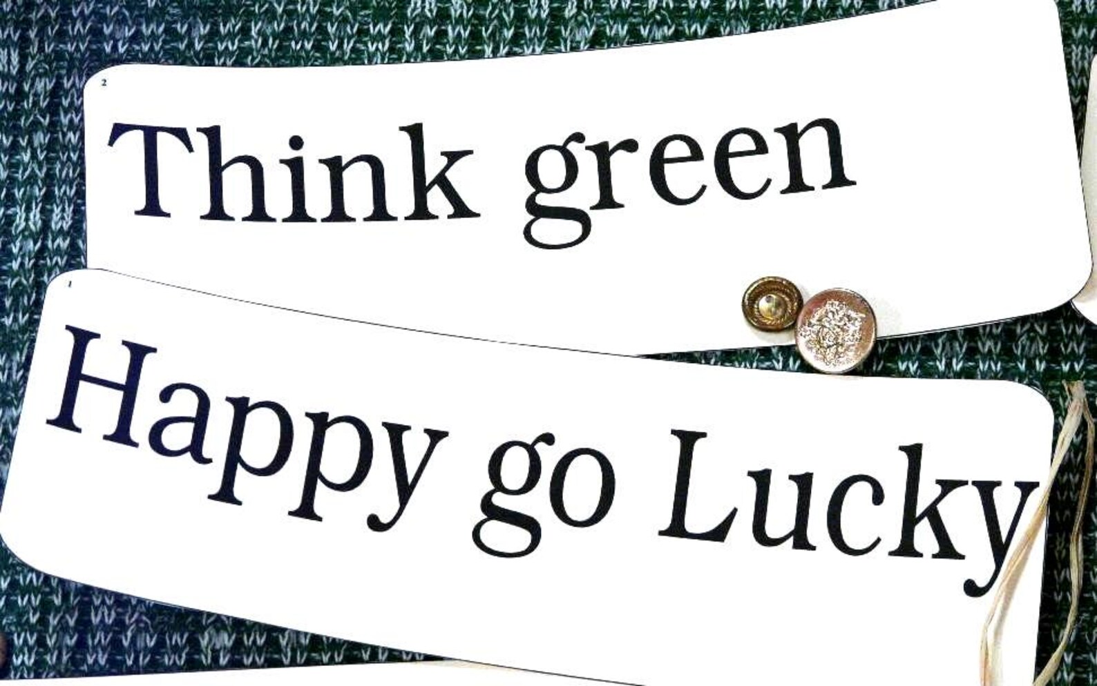 12 Large St. Patrick's Day Flash Cards PDF - Vintage Like Altered Art ...