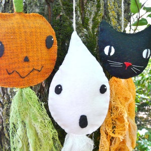 Vintage Halloween Party Wool Pattern PDF - 6 Projects in One - Decor ...