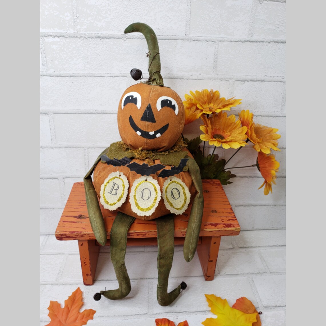 Boo Pumpkin Man Doll Halloween Pattern PDF - Etsy