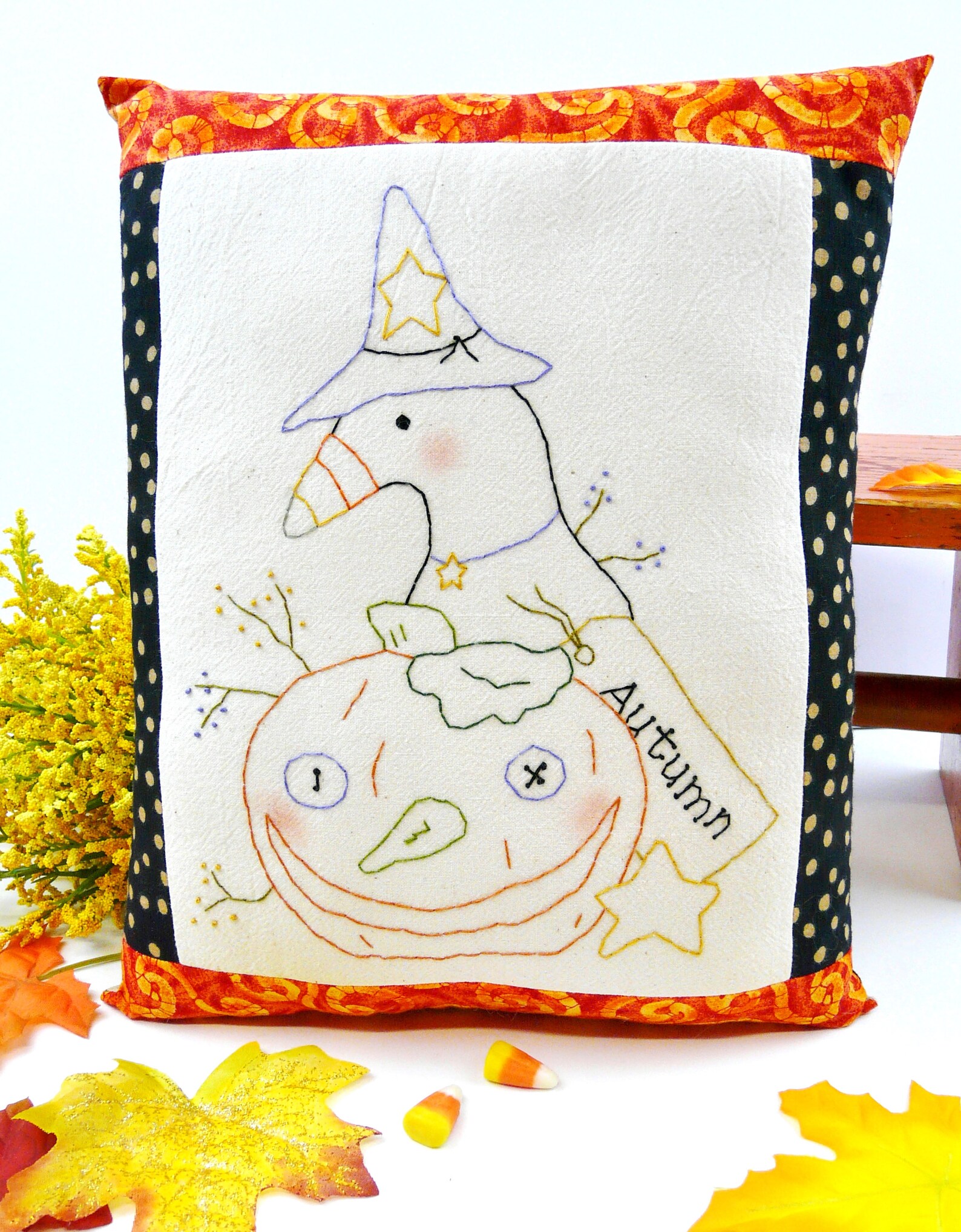 Spooktacular Stitcheries PATTERN PDF Halloween Primitive - Etsy