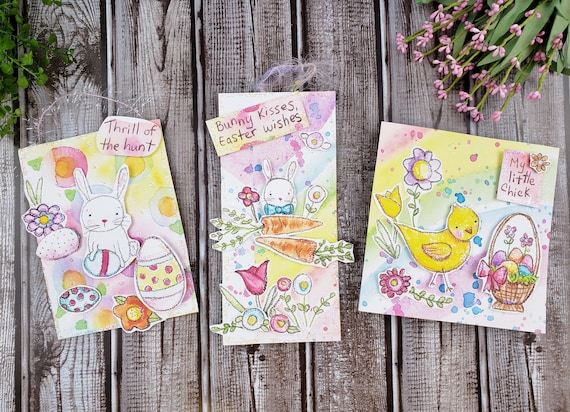 Art EASTER Collage Set Make Cards & Home Decor 3 Sheets - Etsy