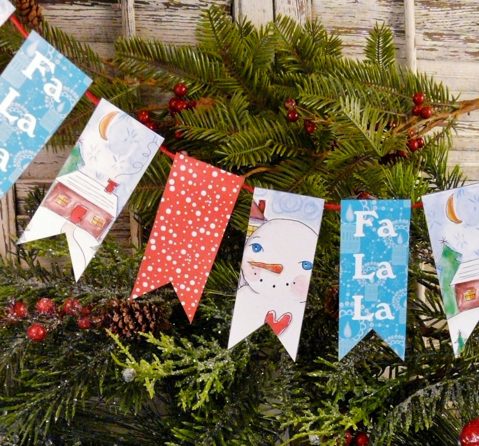 Winter Snowman Banner PDF Printable Digital College Sheet - Etsy