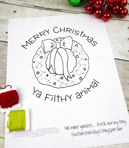 Home Alone Christmas Embroidery Pattern - PDF 4 Designs Hand Stitchery ...