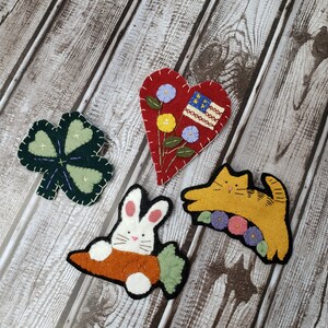 Spring Summer Cat Wool Pins Pattern PDF - Etsy